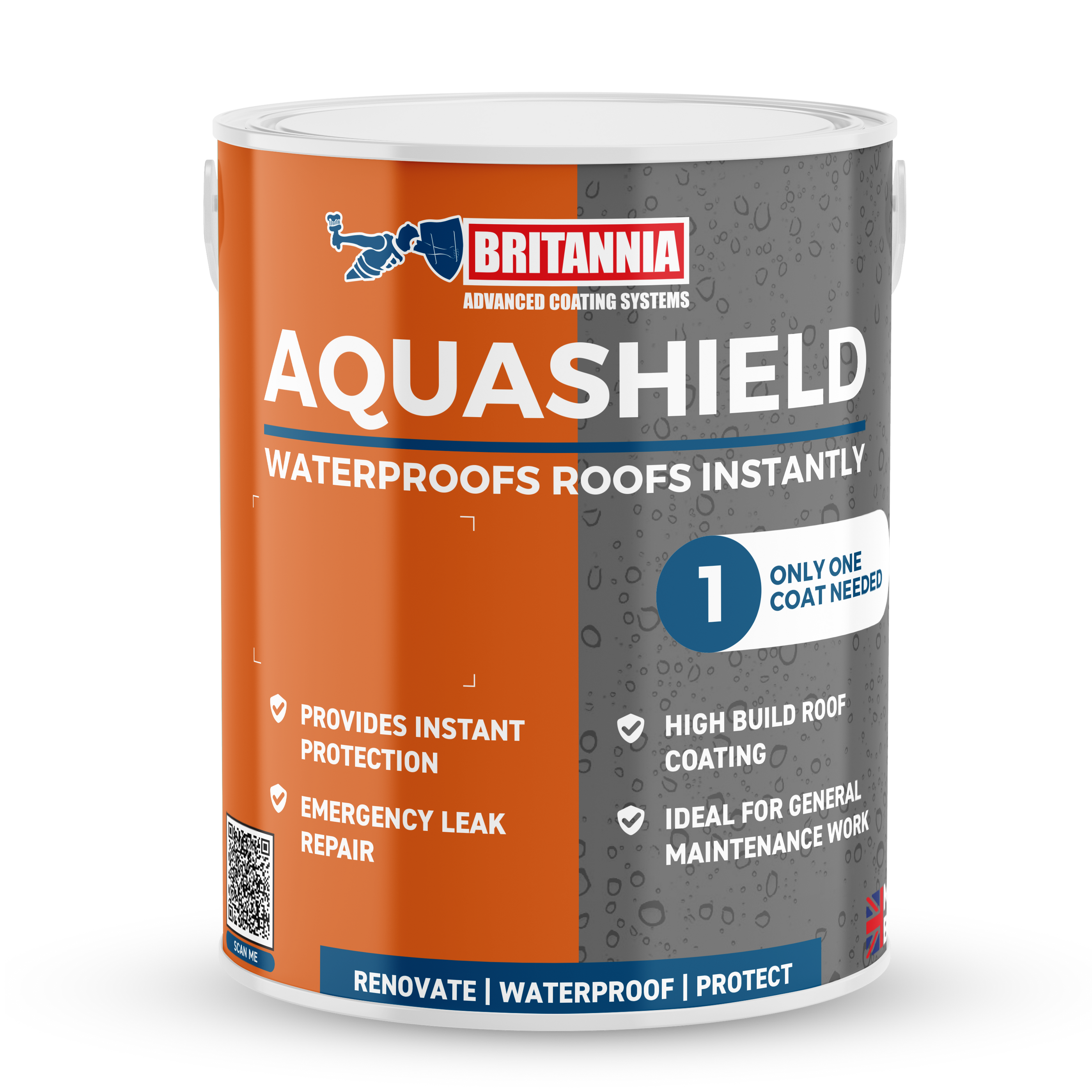 Britannia Aquashield | Aquashield Waterproof Roof Coating — Britannia ...