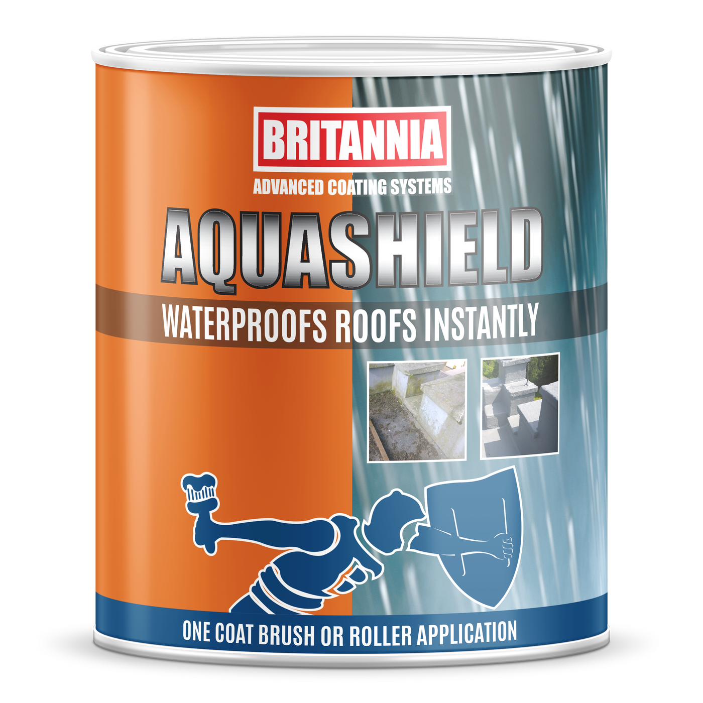 Britannia Aquashield | Aquashield Waterproof Roof Coating — Britannia ...