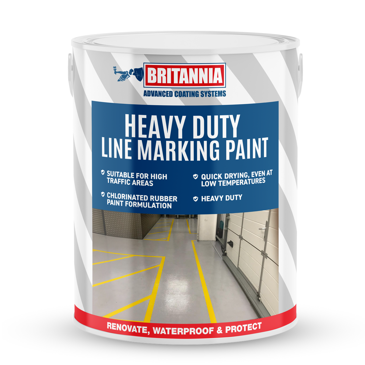 Heavy Duty Line Marking Paint | Rubber Paint | Floor Paint — Britannia ...
