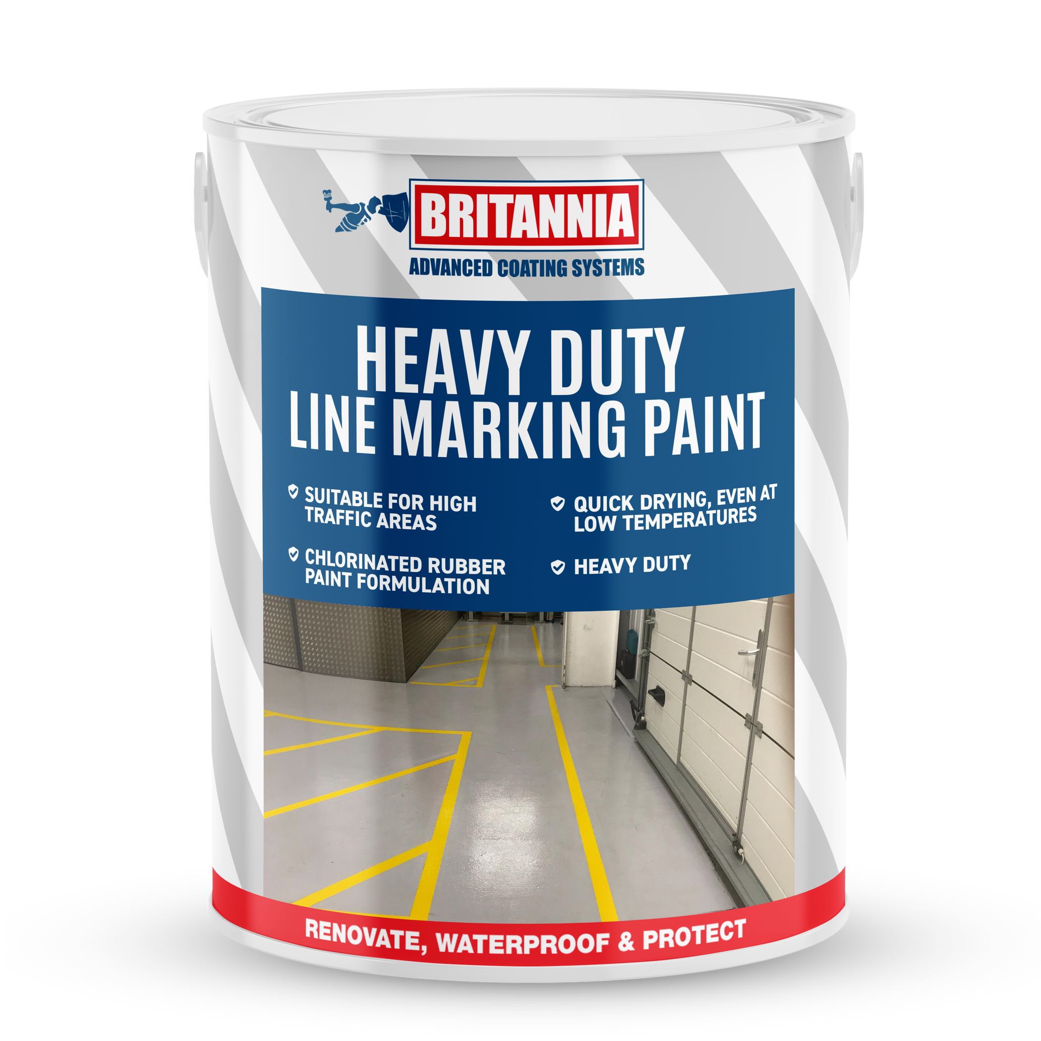 Heavy Duty Line Marking Paint | Rubber Paint | Floor Paint — Britannia ...